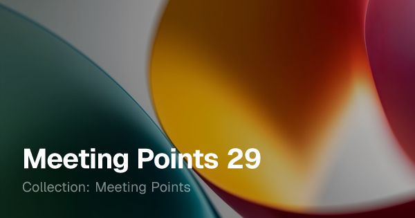 Meeting Points 29 | Meeting Points | Mirage Supply