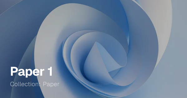 Paper 1 | Paper | Mirage Supply